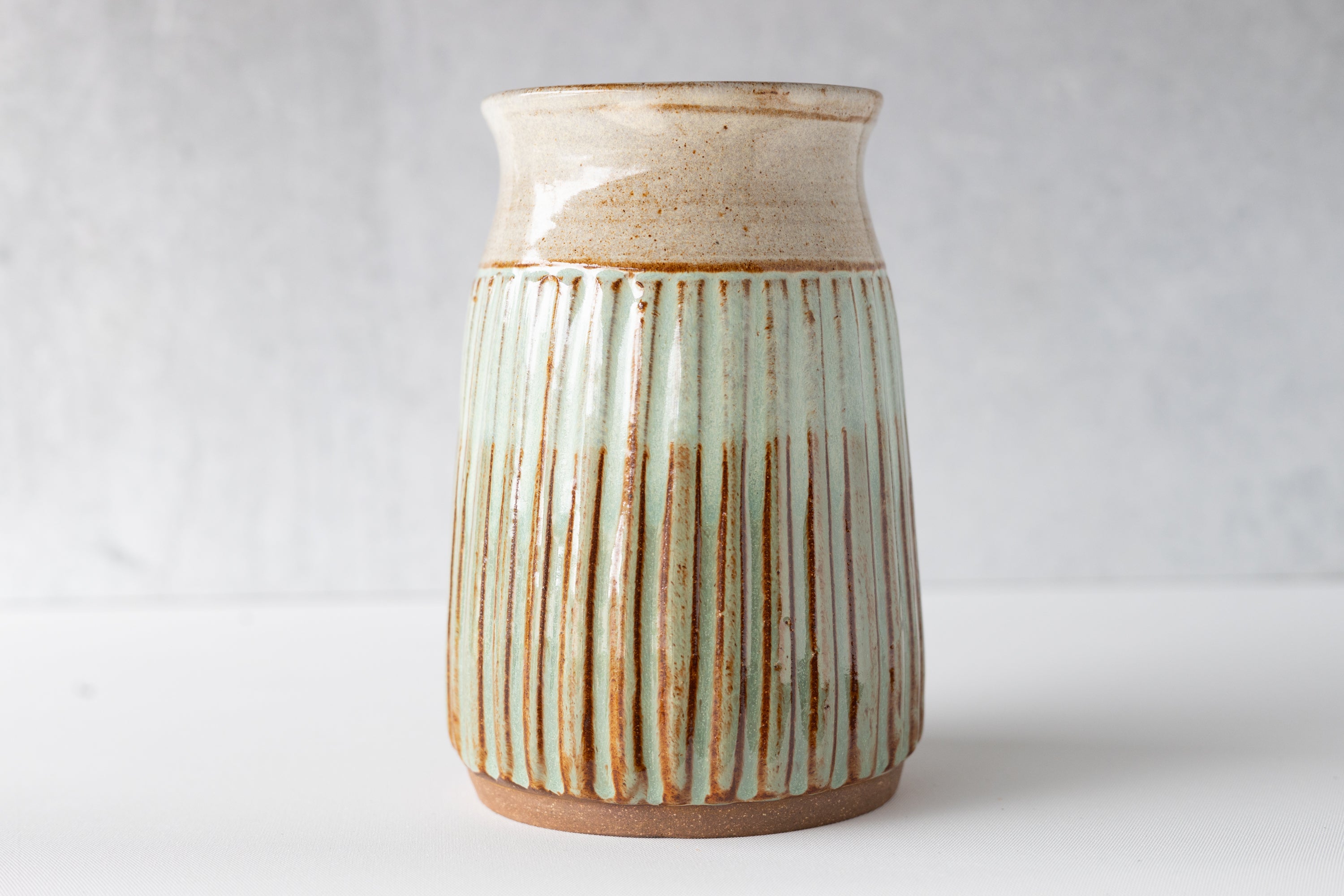 Rustic Farmhouse Vase – Pottery by Faith